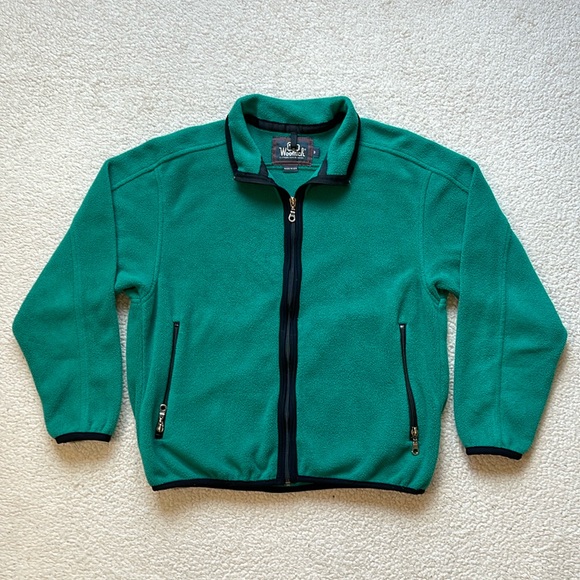 Woolrich | Jackets & Coats | Vintage 8s90s Woolrich Zip Up Fleece ...